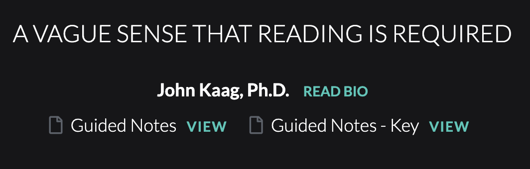 Exploring The Course Homepage Outlier